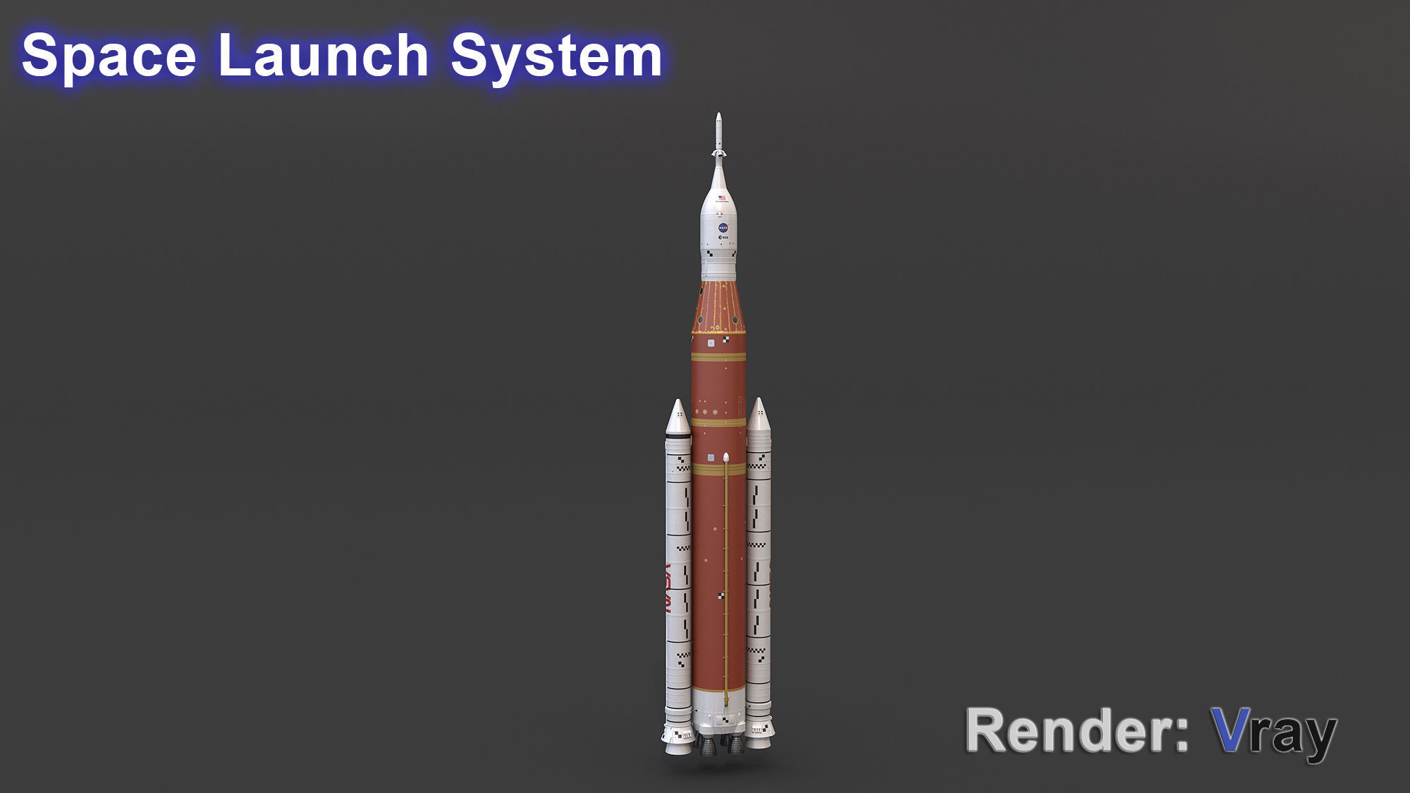 Artemis Rocket - SLS Space Launch System 3D model | CGTrader