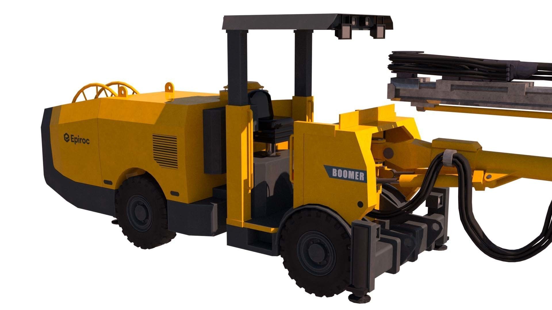 3D model Boomer Epiroc T1 VR / AR / low-poly | CGTrader