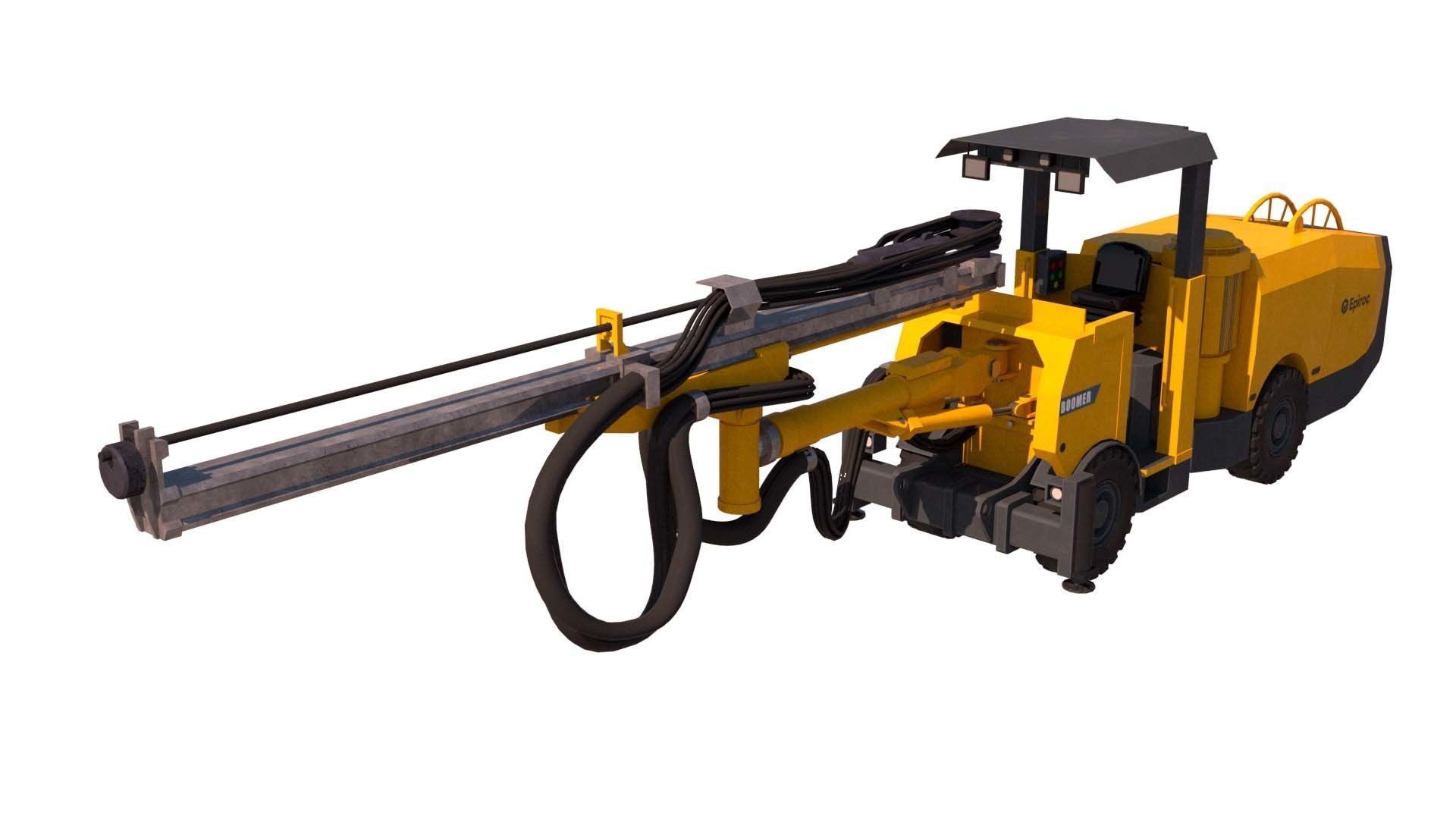 3D model Boomer Epiroc T1 VR / AR / low-poly | CGTrader