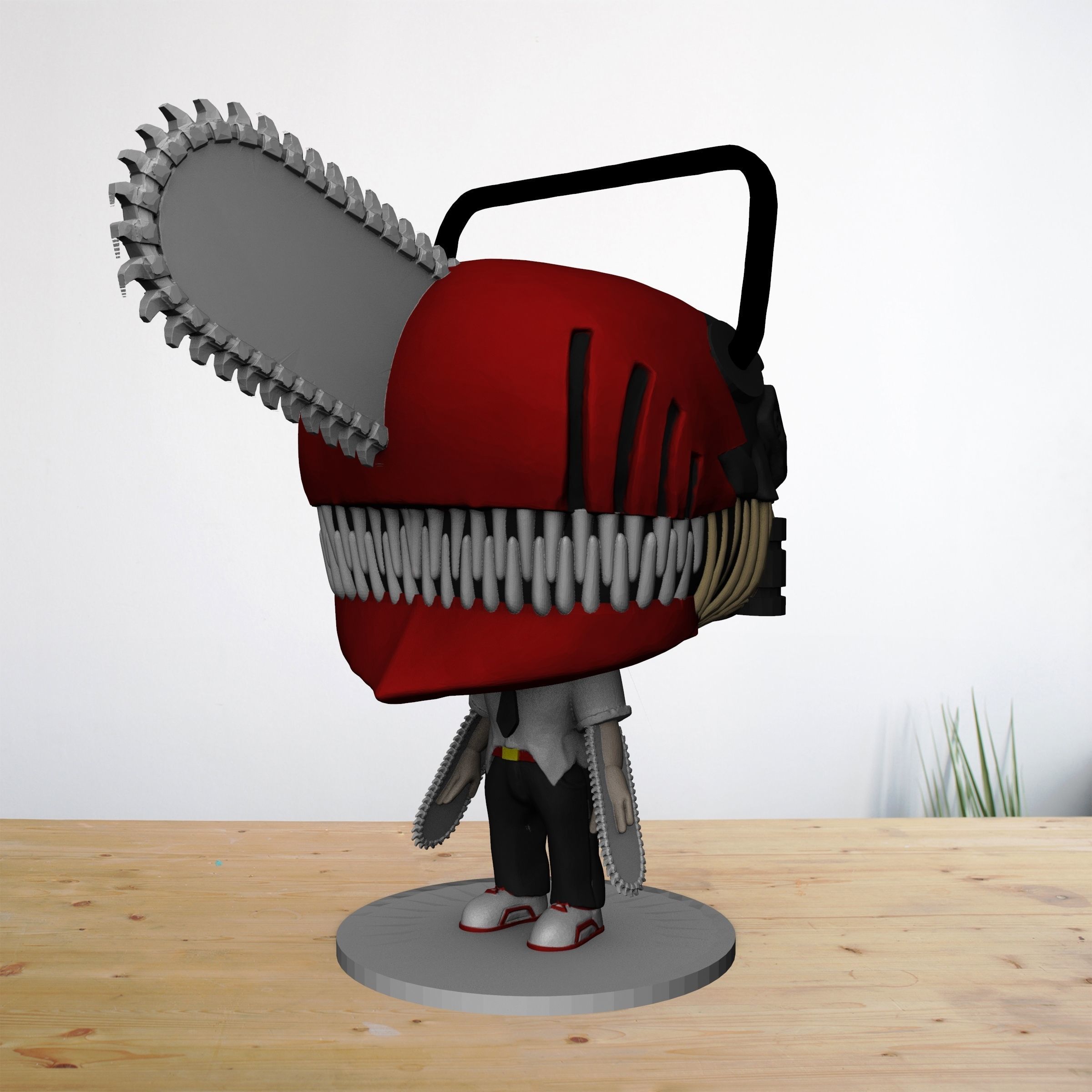 Chainsaw Man PopFunko 3D model 3D printable | CGTrader