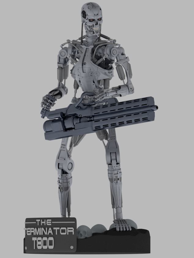 THE TERMINATOR T-800 3D model 3D printable | CGTrader