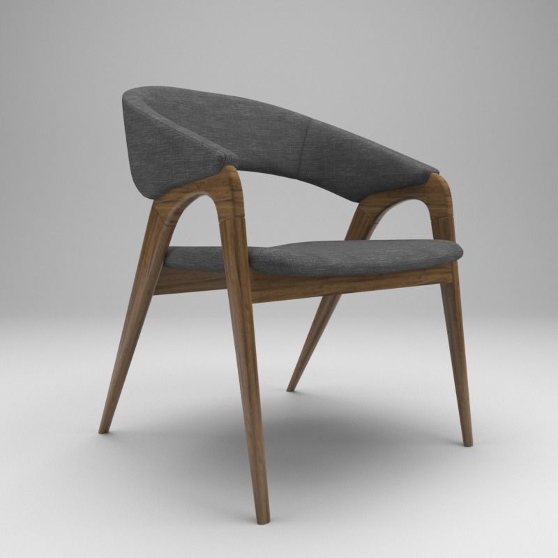 Tumar Arc Chair 3D model | CGTrader