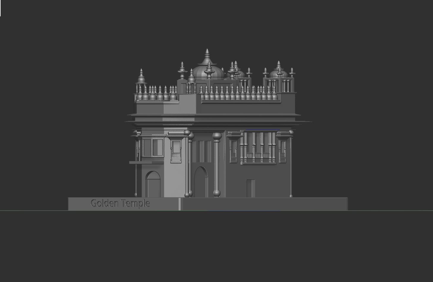 Golden Temple Punjab 3D model 3D printable | CGTrader