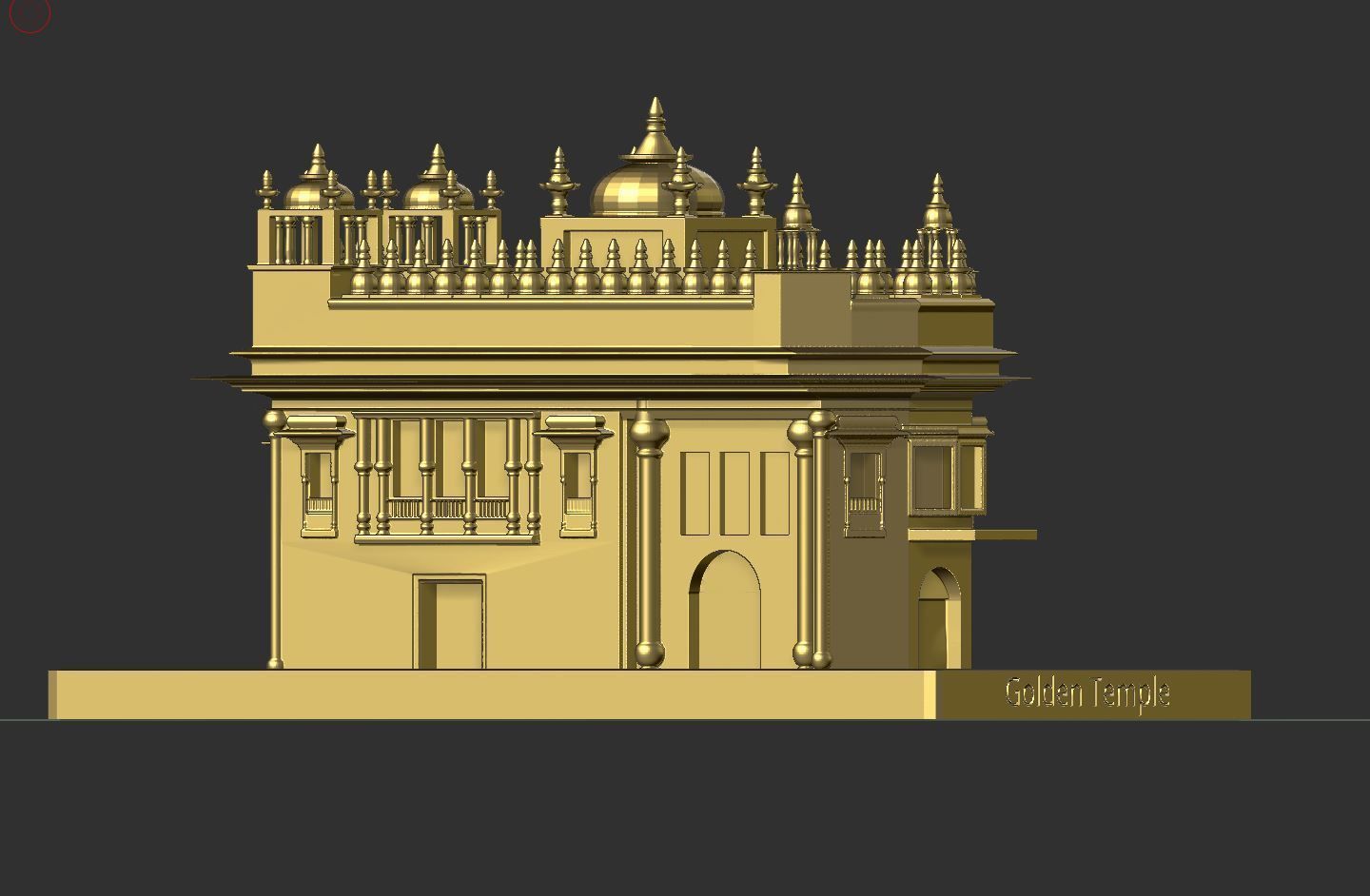 Golden Temple Punjab 3D model 3D printable | CGTrader