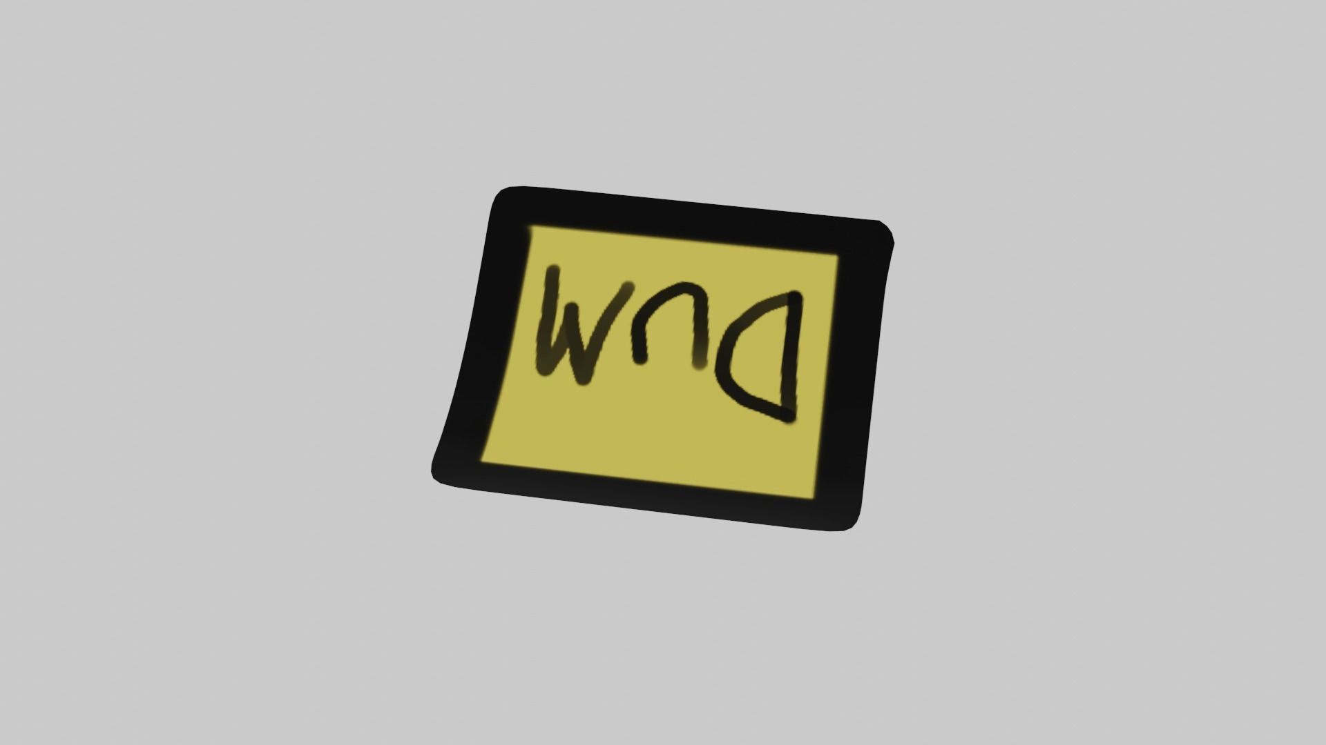 Dum Stick Note free 3D model | CGTrader