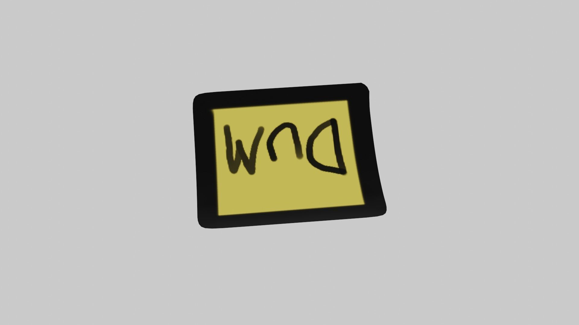 Dum Stick Note free 3D model | CGTrader