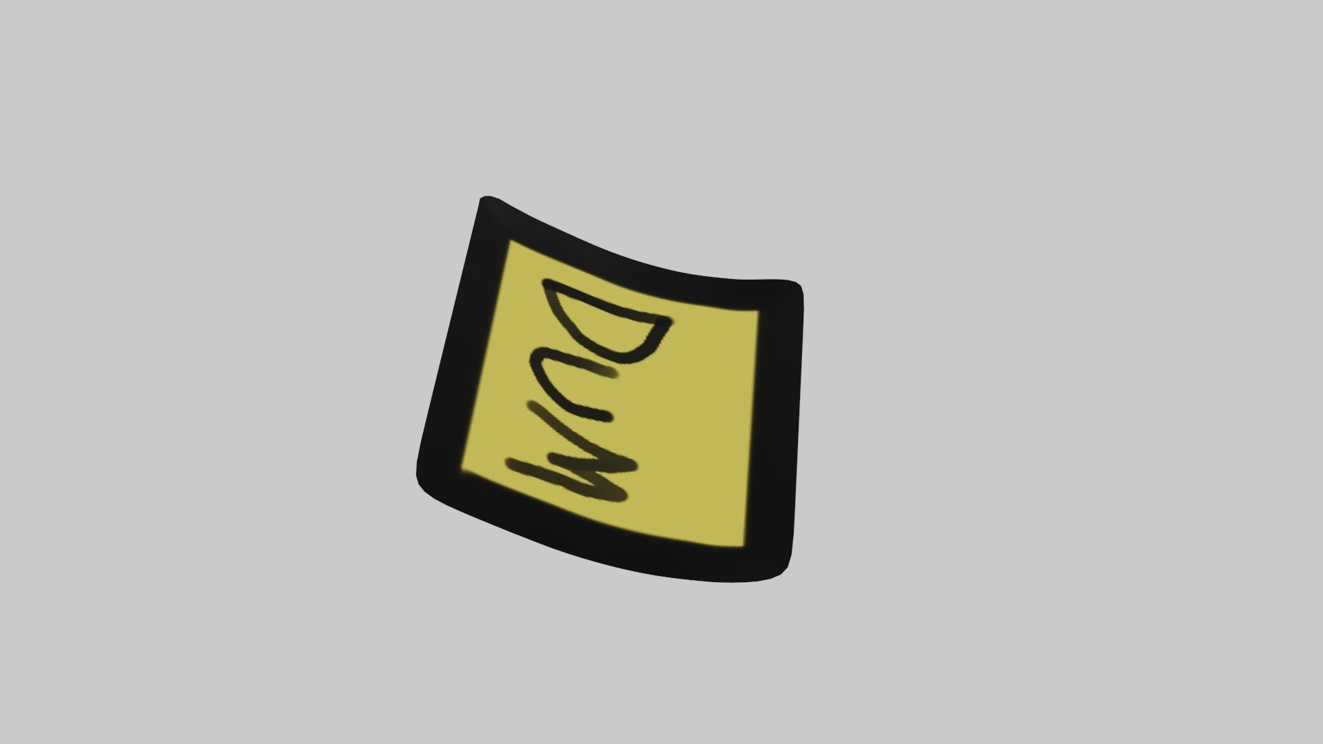 Dum Stick Note free 3D model | CGTrader