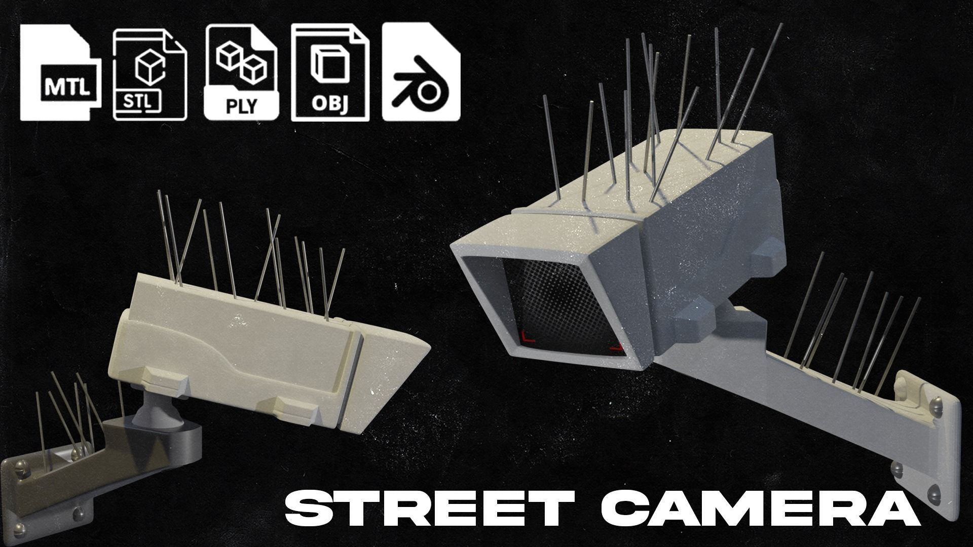 Street Camera 3D model | CGTrader