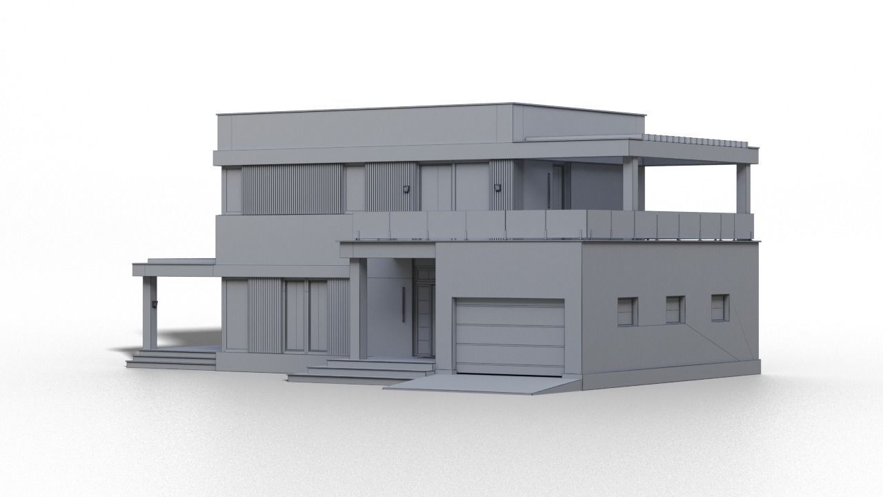 Modern House 3D model | CGTrader