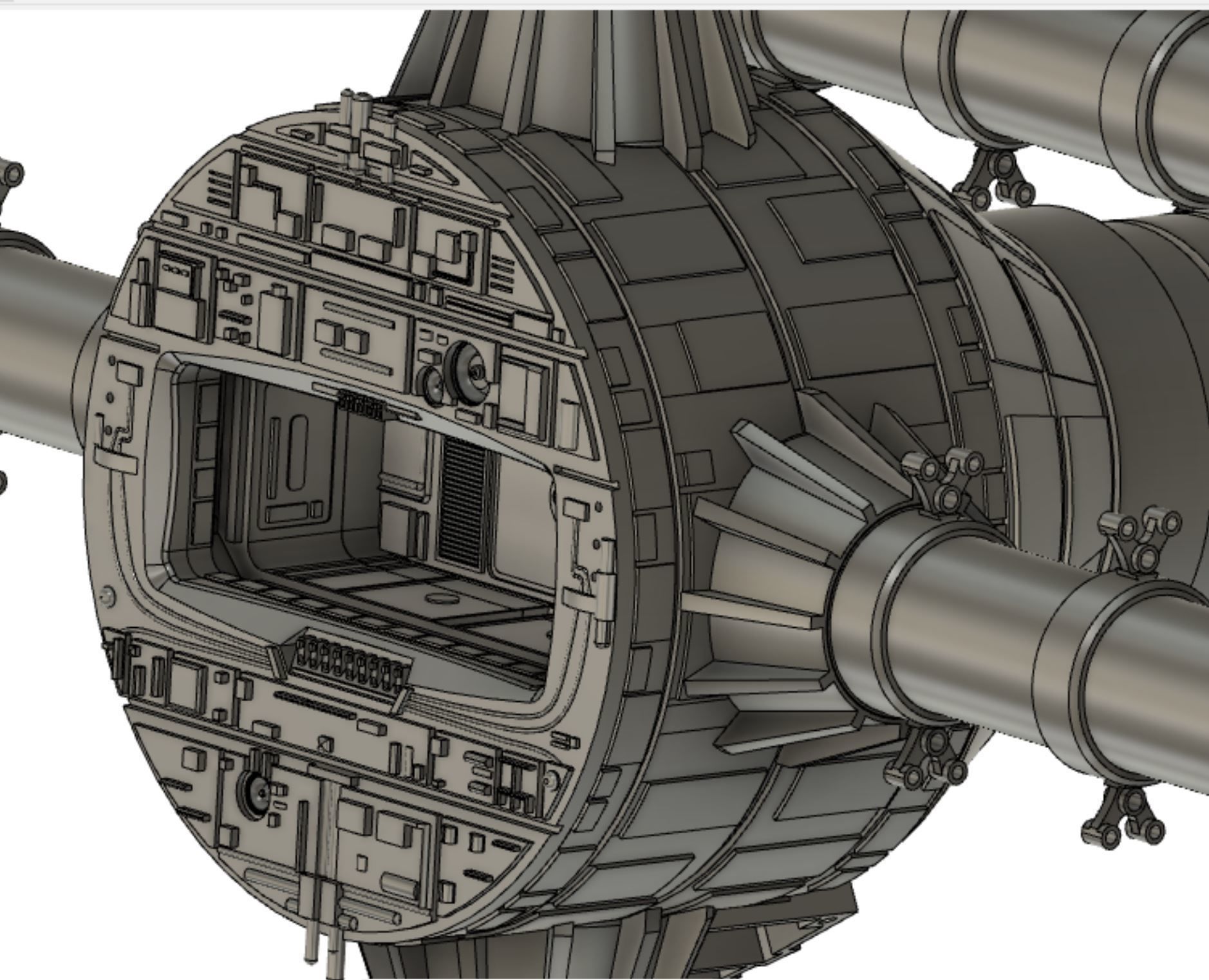 2001 A Space Odyssey Space Station 5 - STL Kit 3D model 3D printable ...