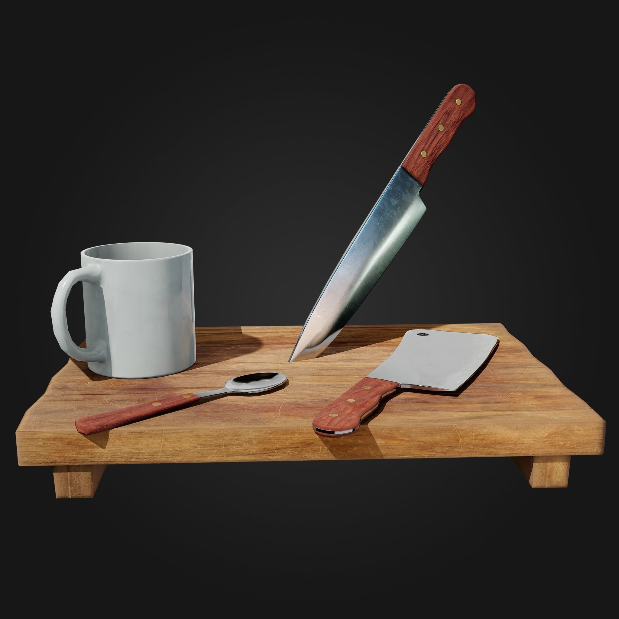 3D model Kitchen Props Basic kitchenWare VR / AR / low-poly | CGTrader