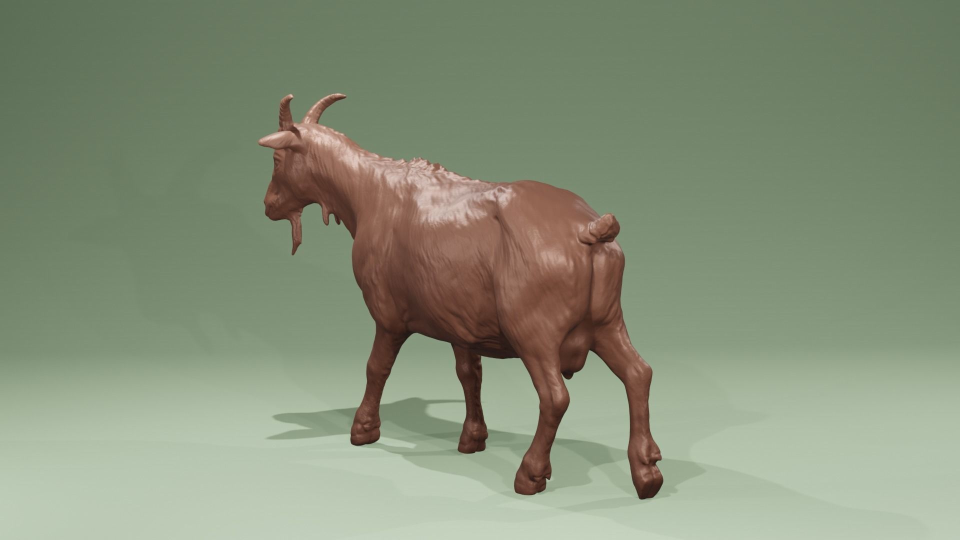 Walking realistic goat farm diorama for printing 3D model 3D printable ...