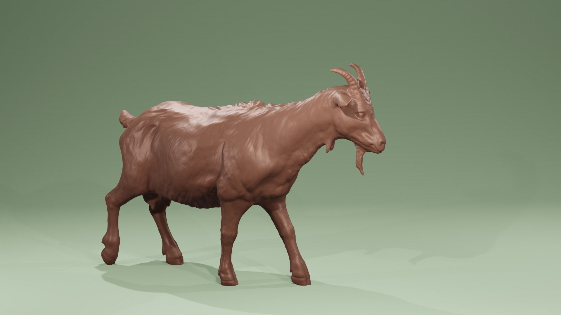 Walking realistic goat farm diorama for printing 3D model 3D printable ...