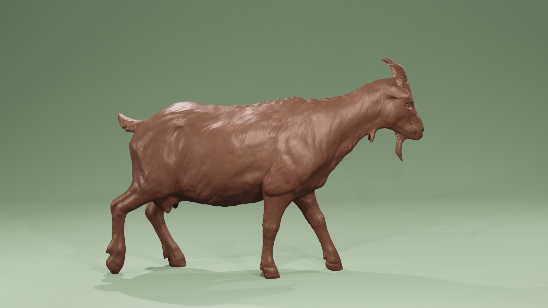 Walking realistic goat farm diorama for printing 3D model 3D printable ...