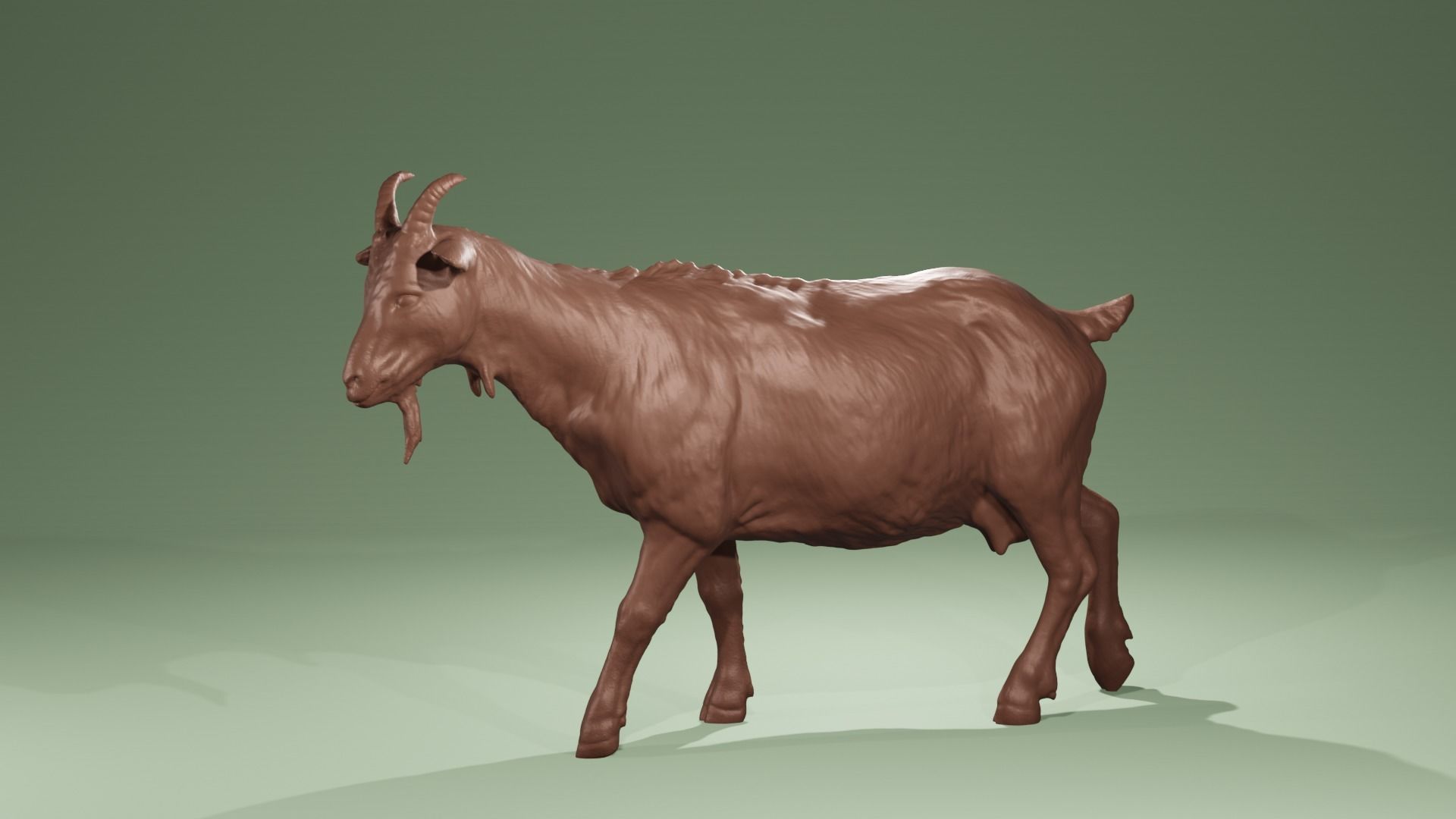 Walking realistic goat farm diorama for printing 3D model 3D printable ...