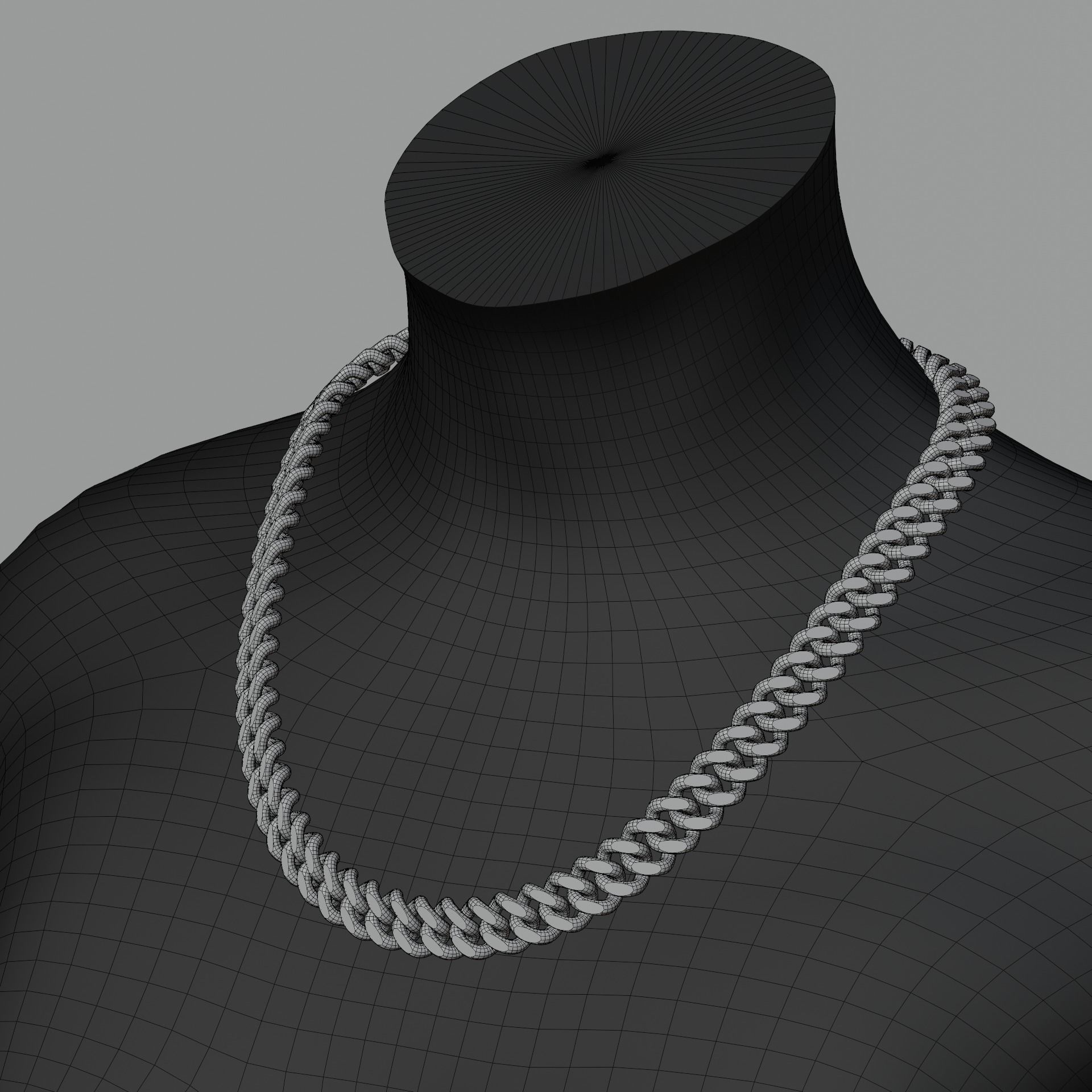 3D model Cuban link chain silver and gold VR / AR / low-poly | CGTrader