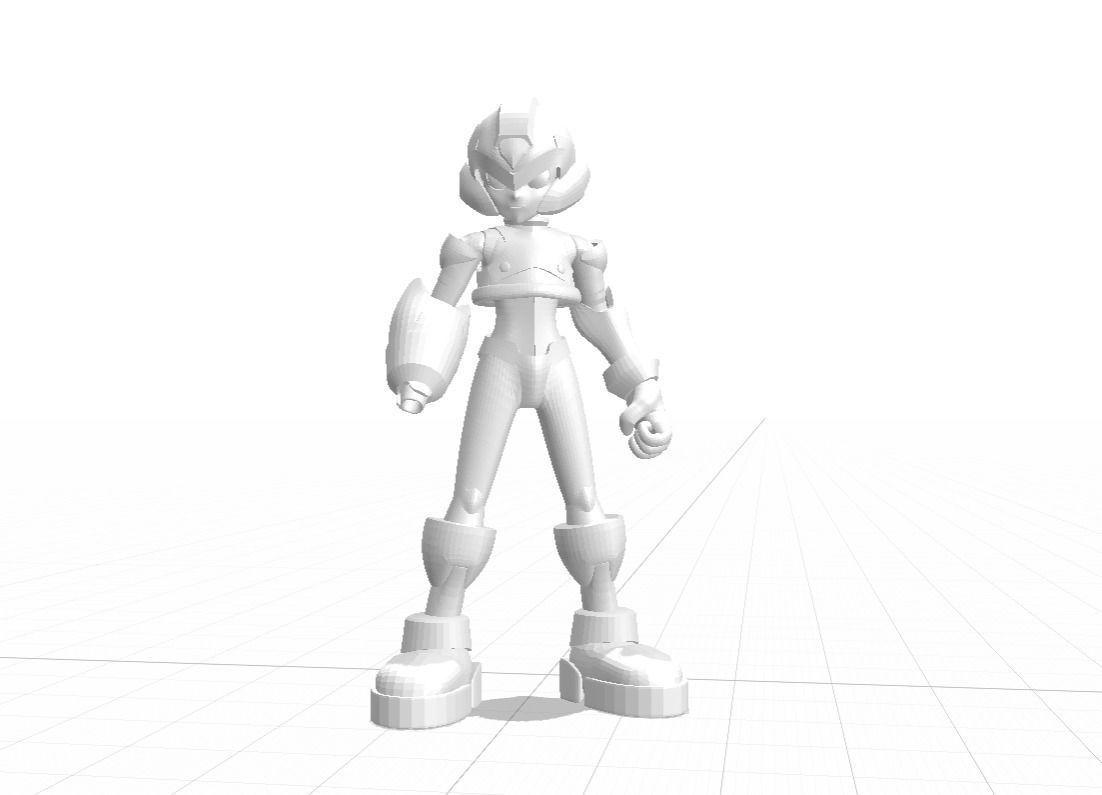 Copy X - Megaman Zero 3D model rigged | CGTrader