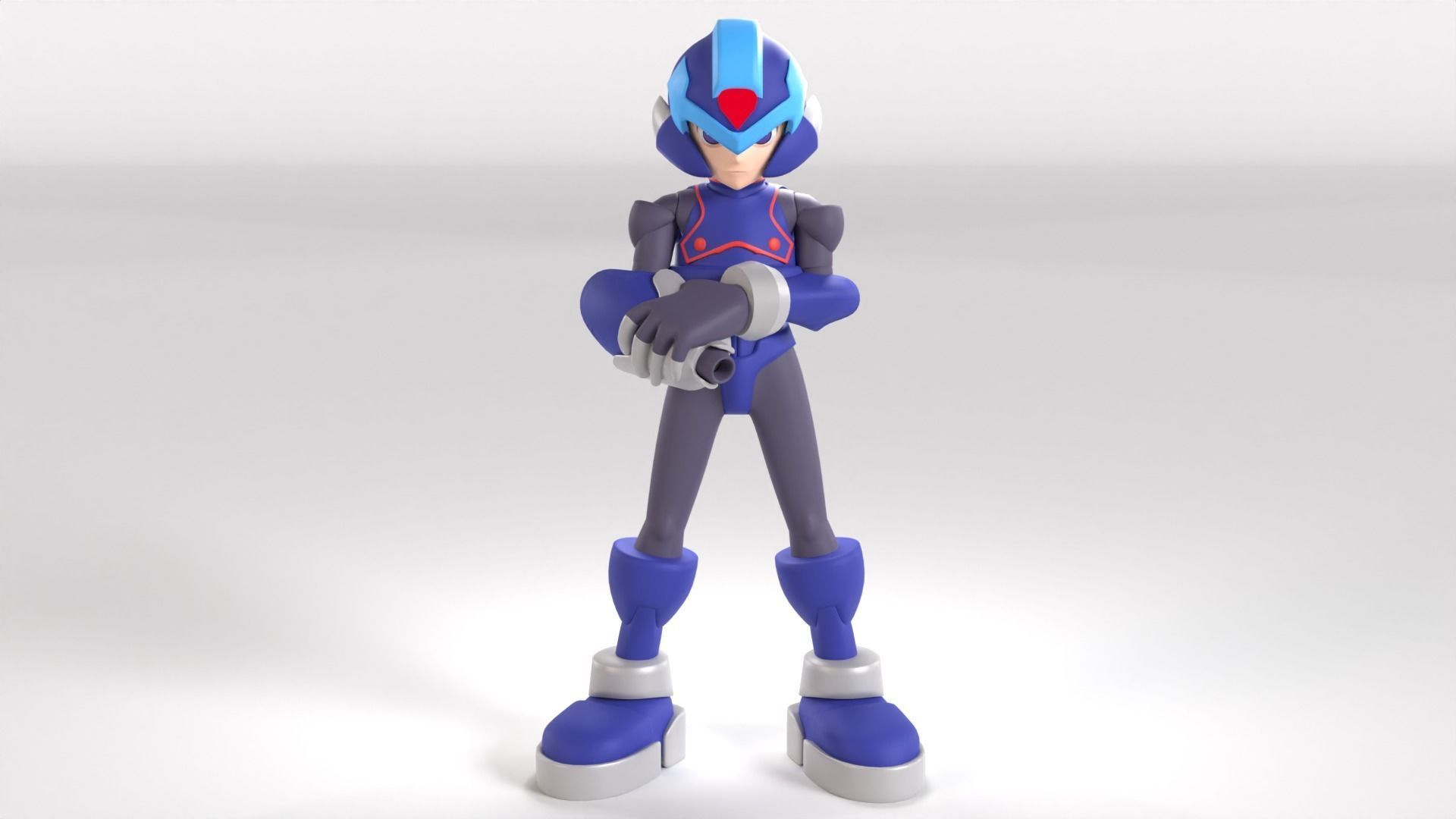 Copy X - Megaman Zero 3D model rigged | CGTrader