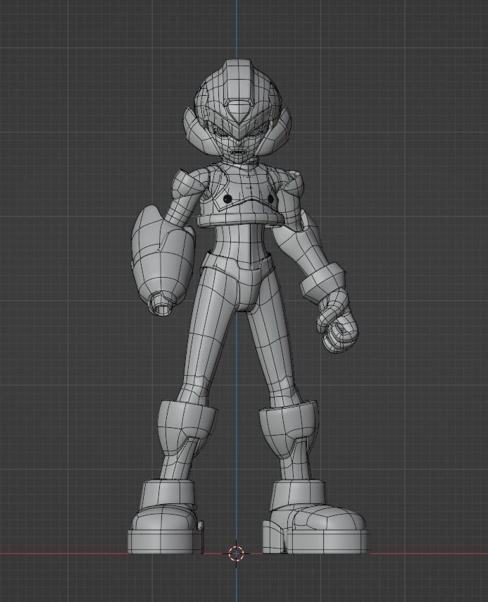 Copy X - Megaman Zero 3D model rigged | CGTrader