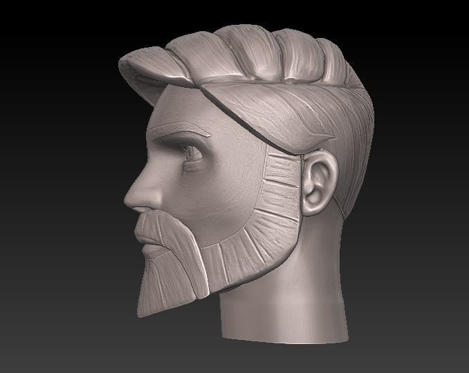ONE6 Scale Head- General Kenobi- Obi Wan- Clone Wars Series ver 3D ...