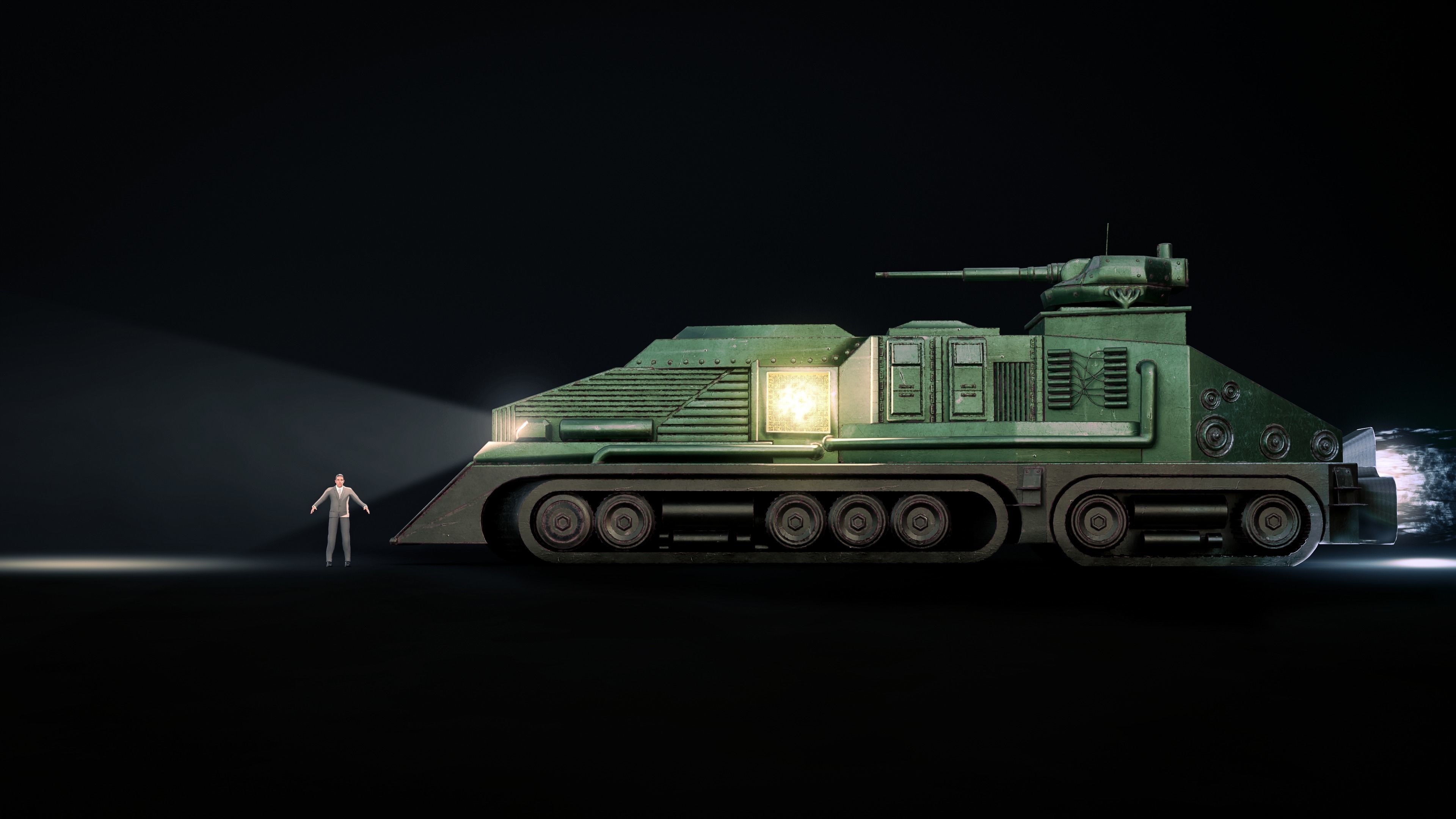 War machine Wall Breaker Tank Engine 3D model | CGTrader