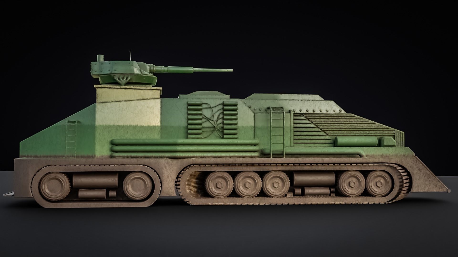 War machine Wall Breaker Tank Engine 3D model | CGTrader