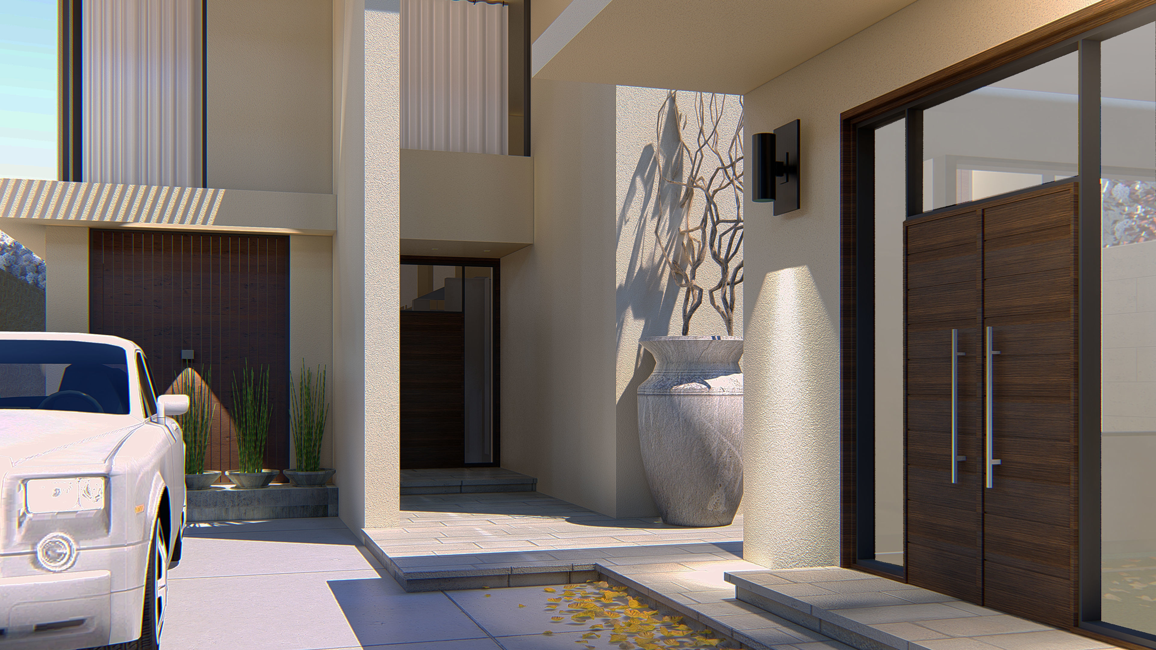 Modern villa exterior 3D model | CGTrader Modern villa exterior 3D model | CGTrader