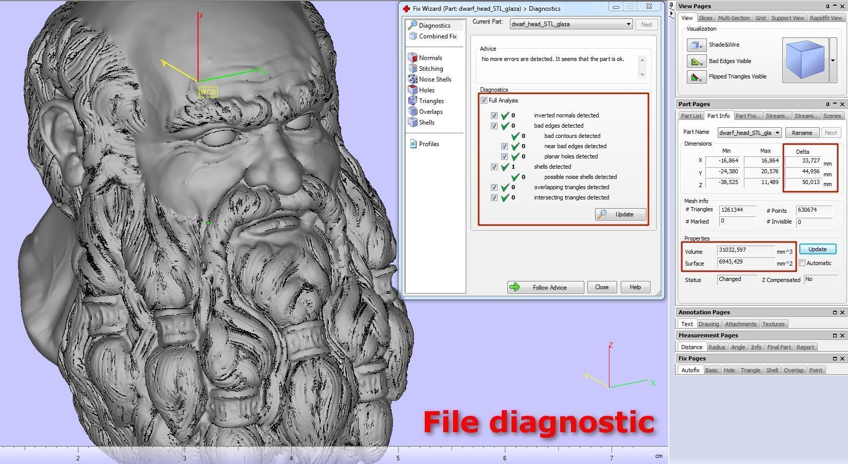 Dwarf Head 3D model 3D printable | CGTrader