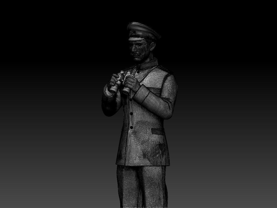 SAILOR soldier in uniform 3D model 3D printable | CGTrader