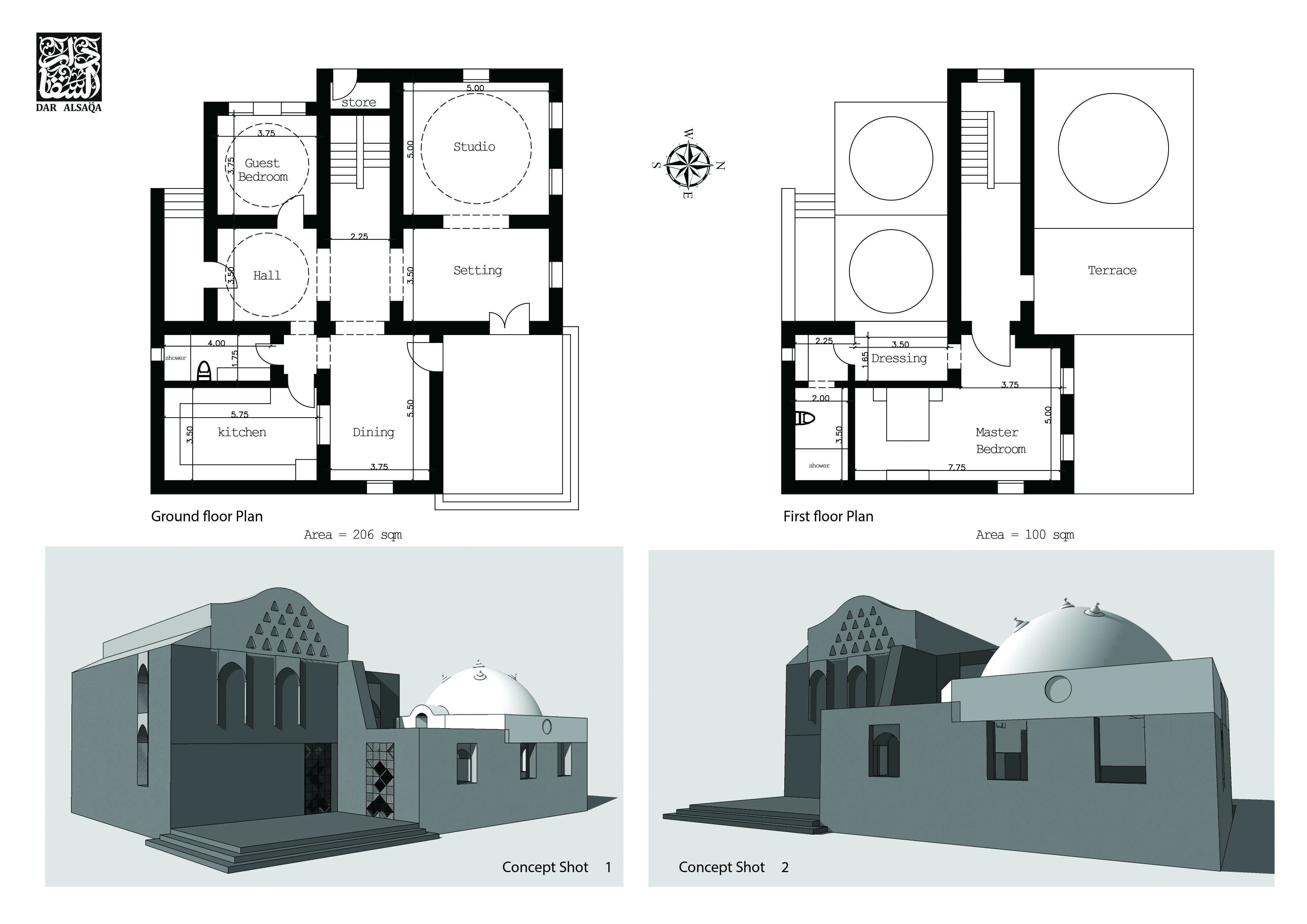 Traditional Mud villa 3D model | CGTrader