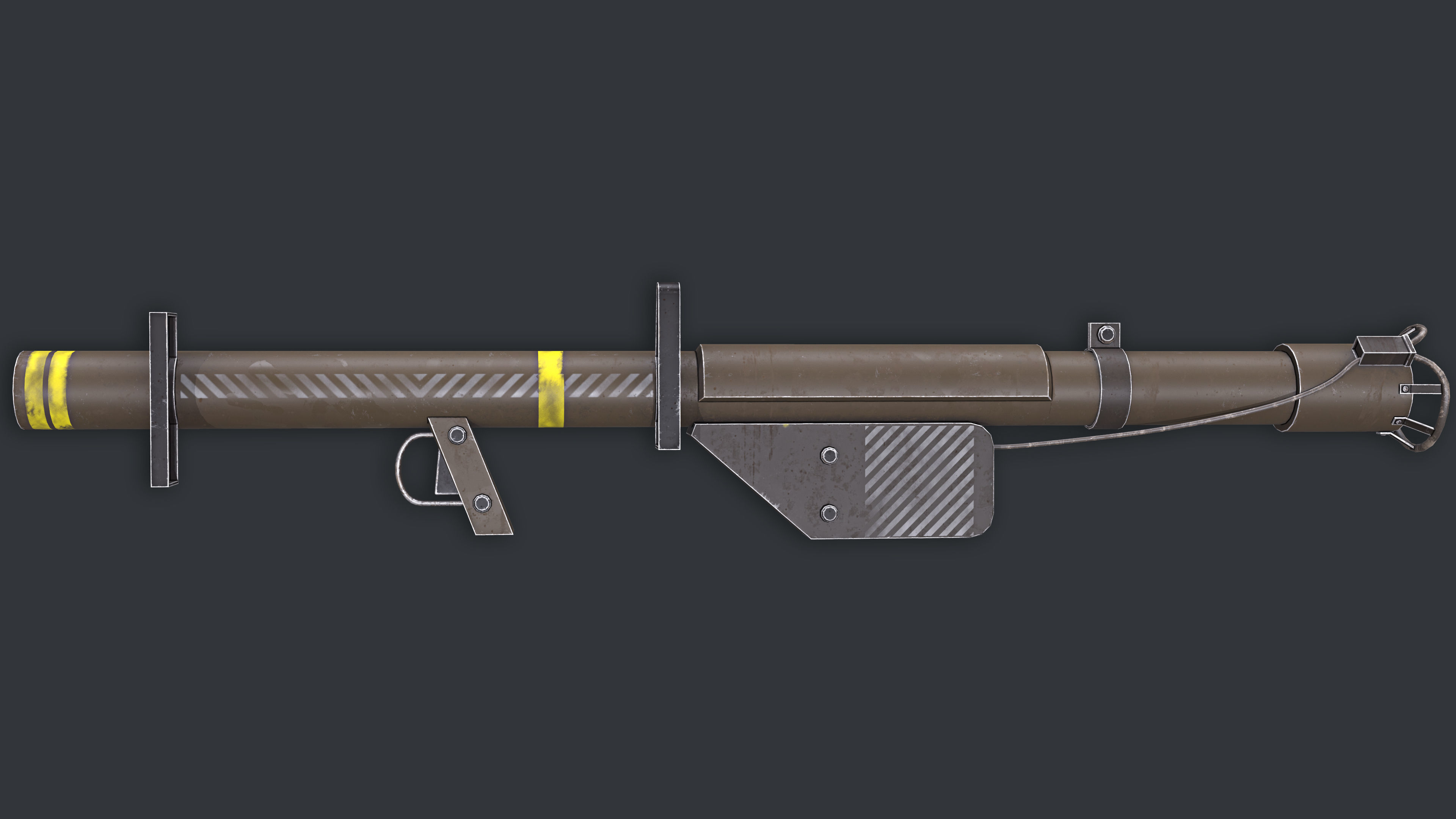 3D model Rocket Launcher Game Ready 8 VR / AR / low-poly | CGTrader