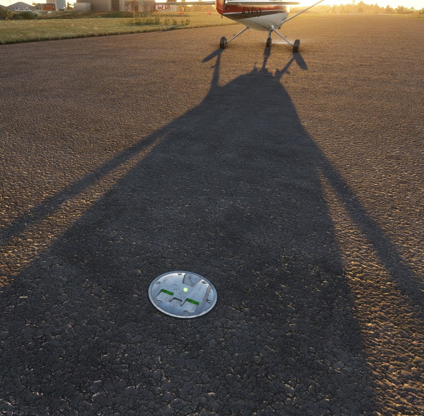 3D model Airport Runway lights and Taxi lights VR / AR / low-poly ...