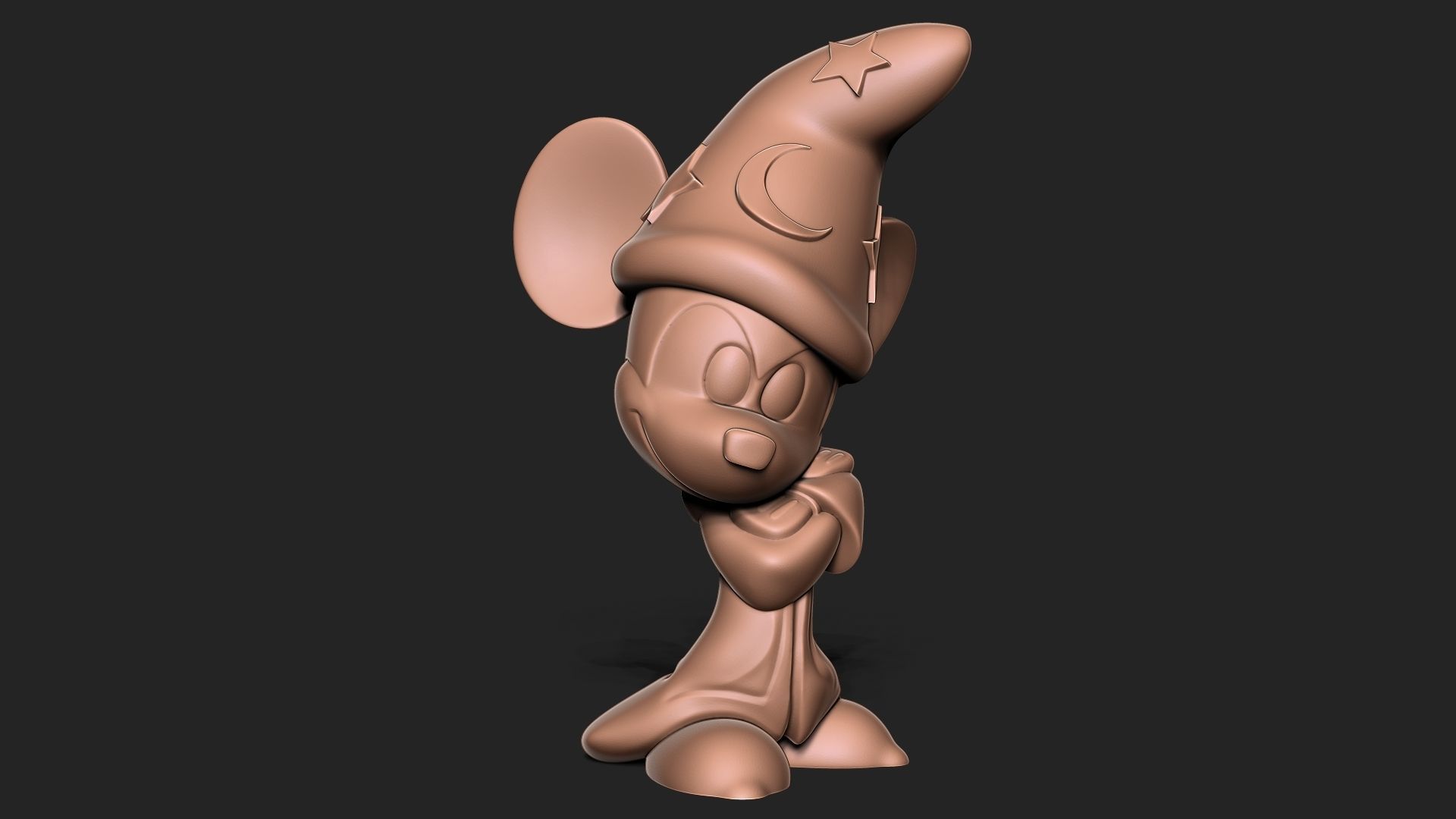 Micky Mouse 3D model 3D printable | CGTrader