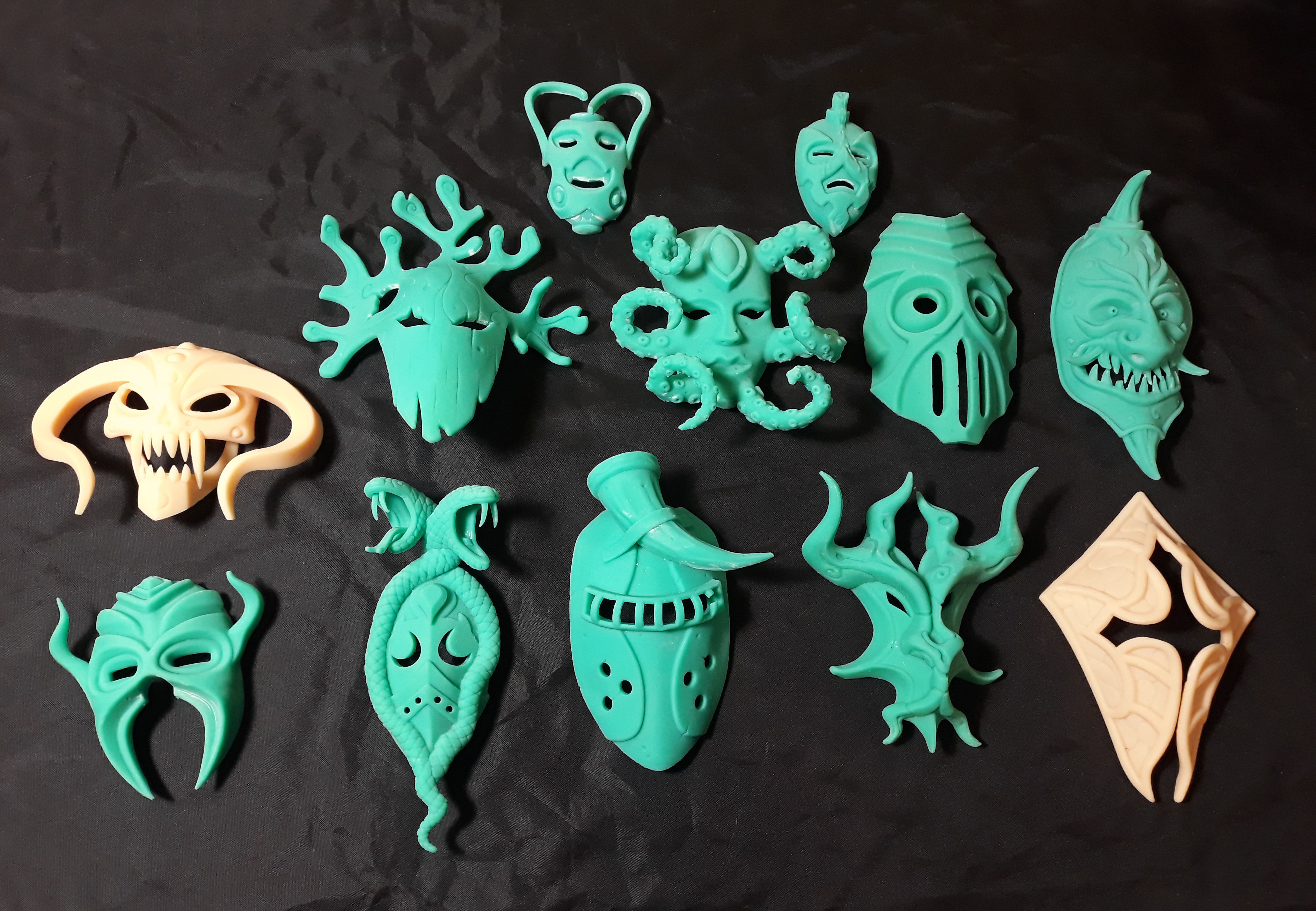 Masks collection 3d print 3D printable | CGTrader