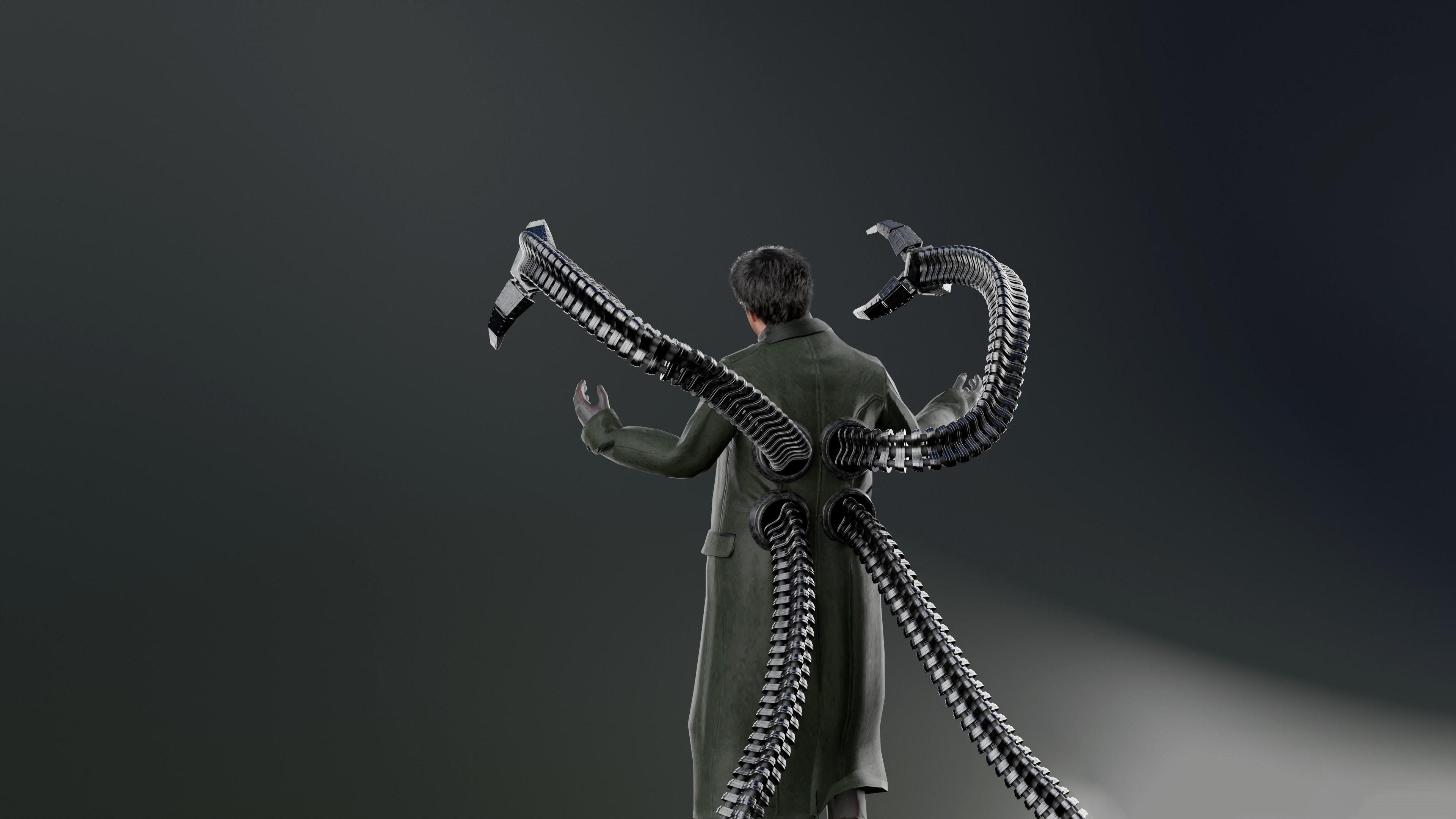 Doctor Octopus Spiderman 3D model rigged | CGTrader