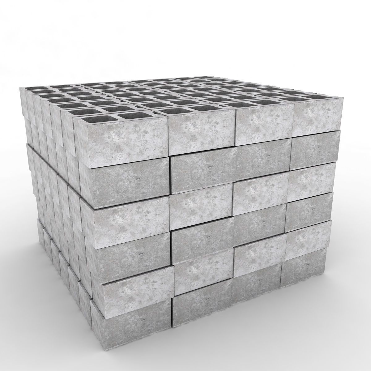 Cinder Blocks 3D model | CGTrader