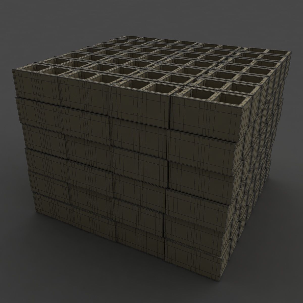 Cinder Blocks 3D model | CGTrader