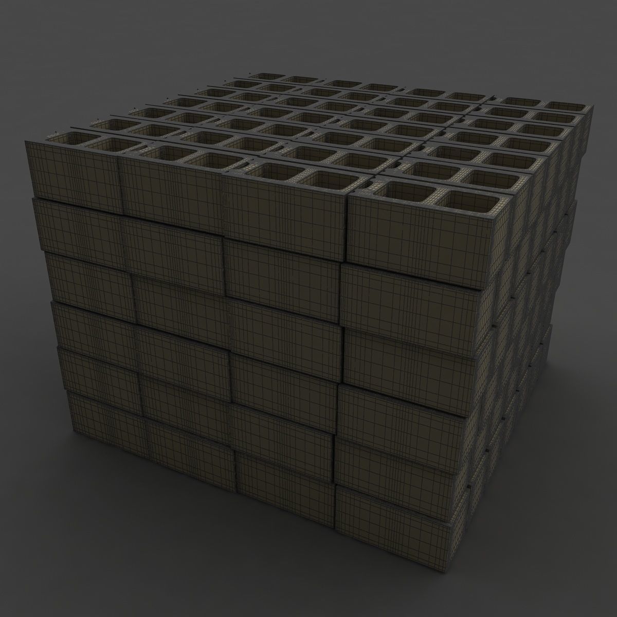 Cinder Blocks 3D model | CGTrader