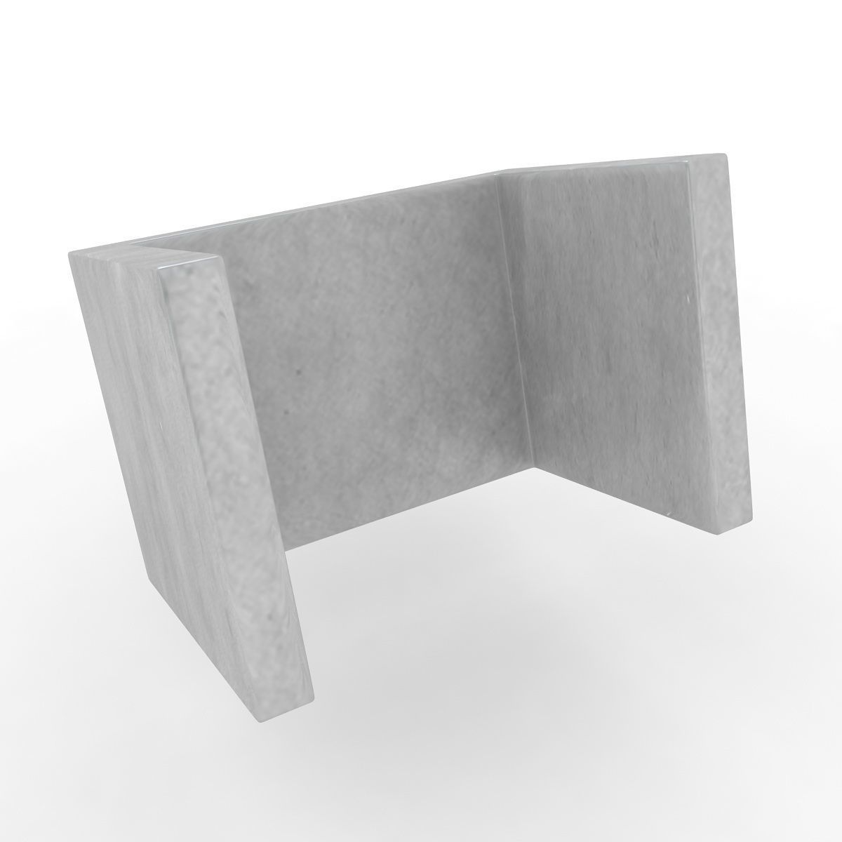 Industrial Concrete Block 3D model | CGTrader