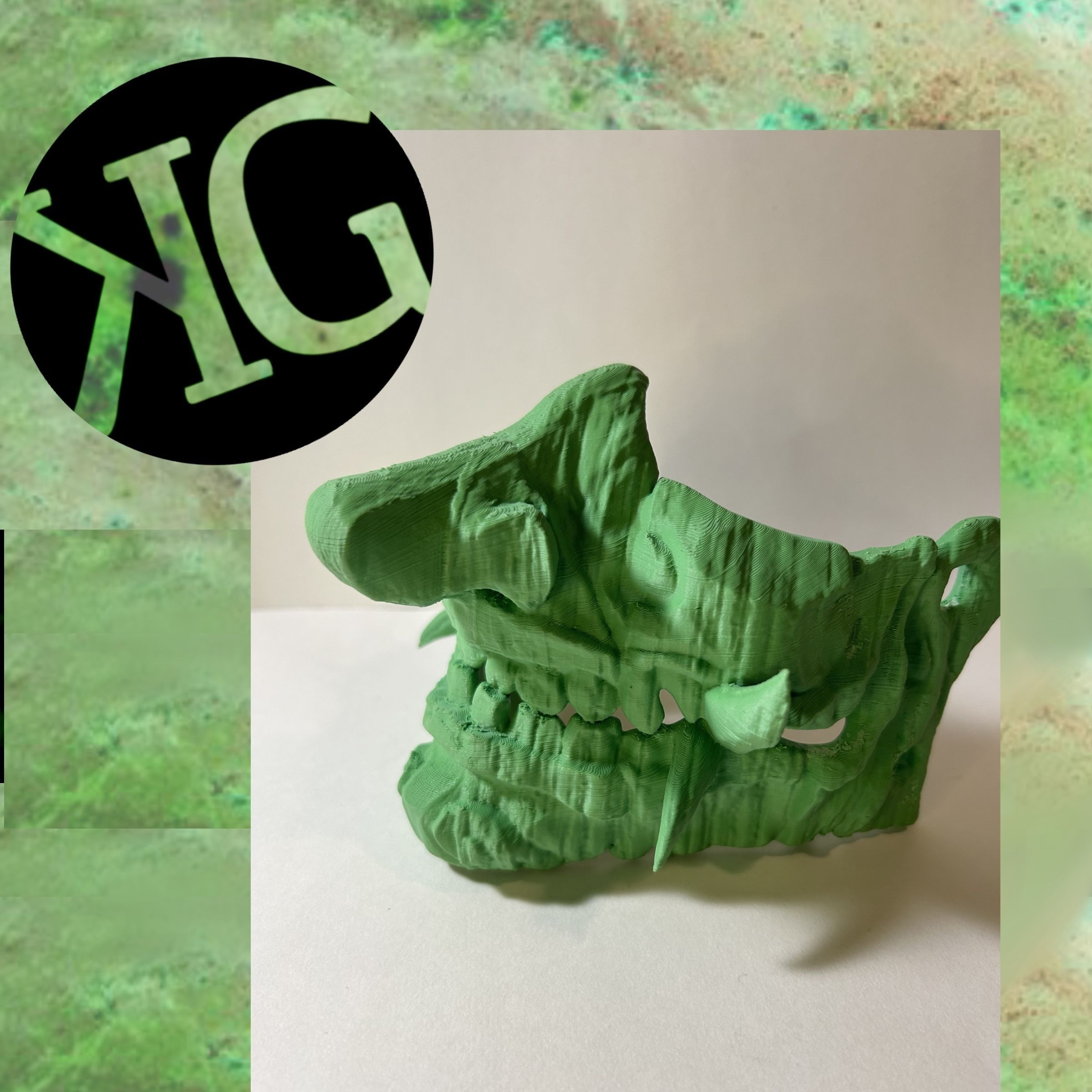 KG Customs and Creations Long Nose Wood ONI mask 3D model 3D printable ...