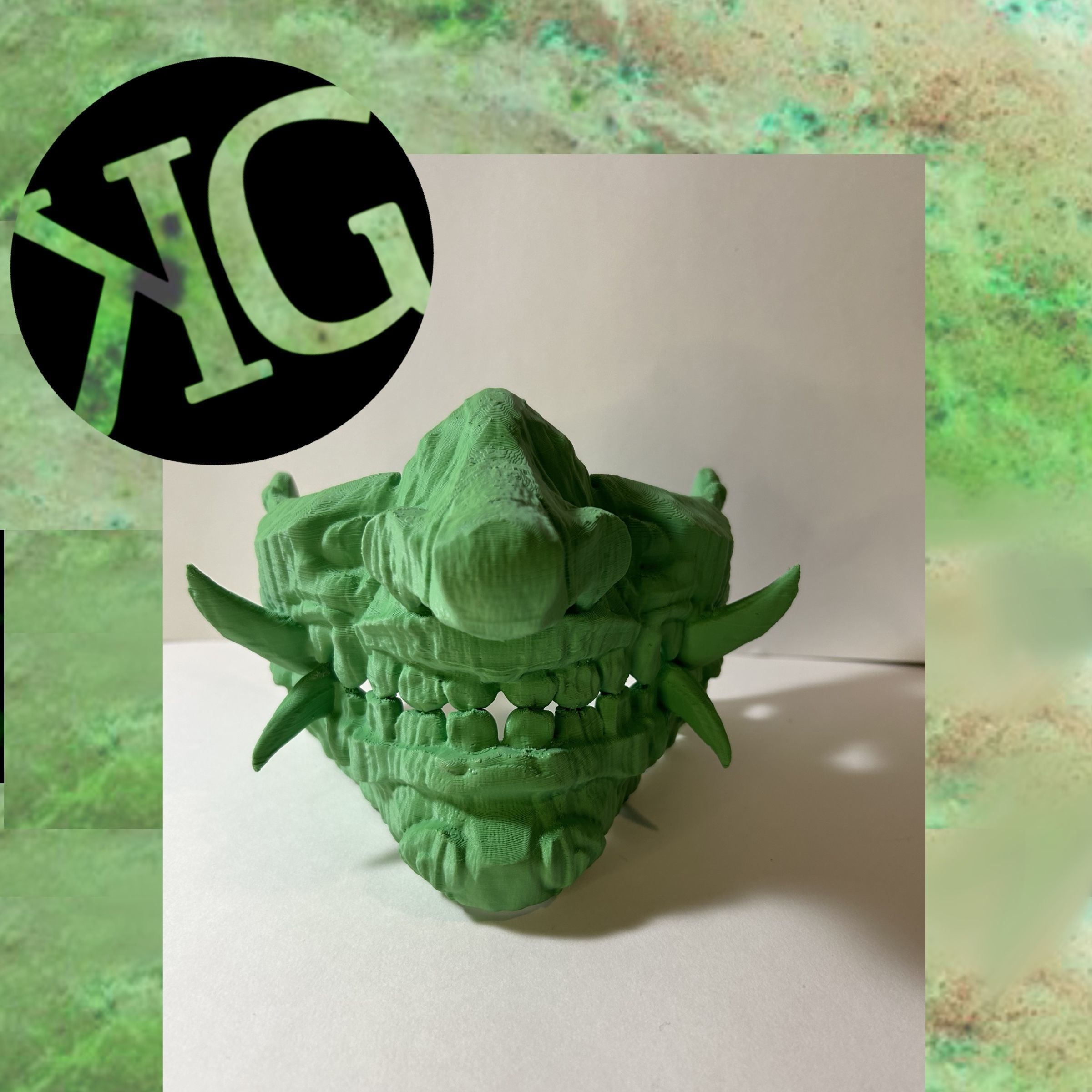 KG Customs and Creations Long Nose Wood ONI mask 3D model 3D printable ...