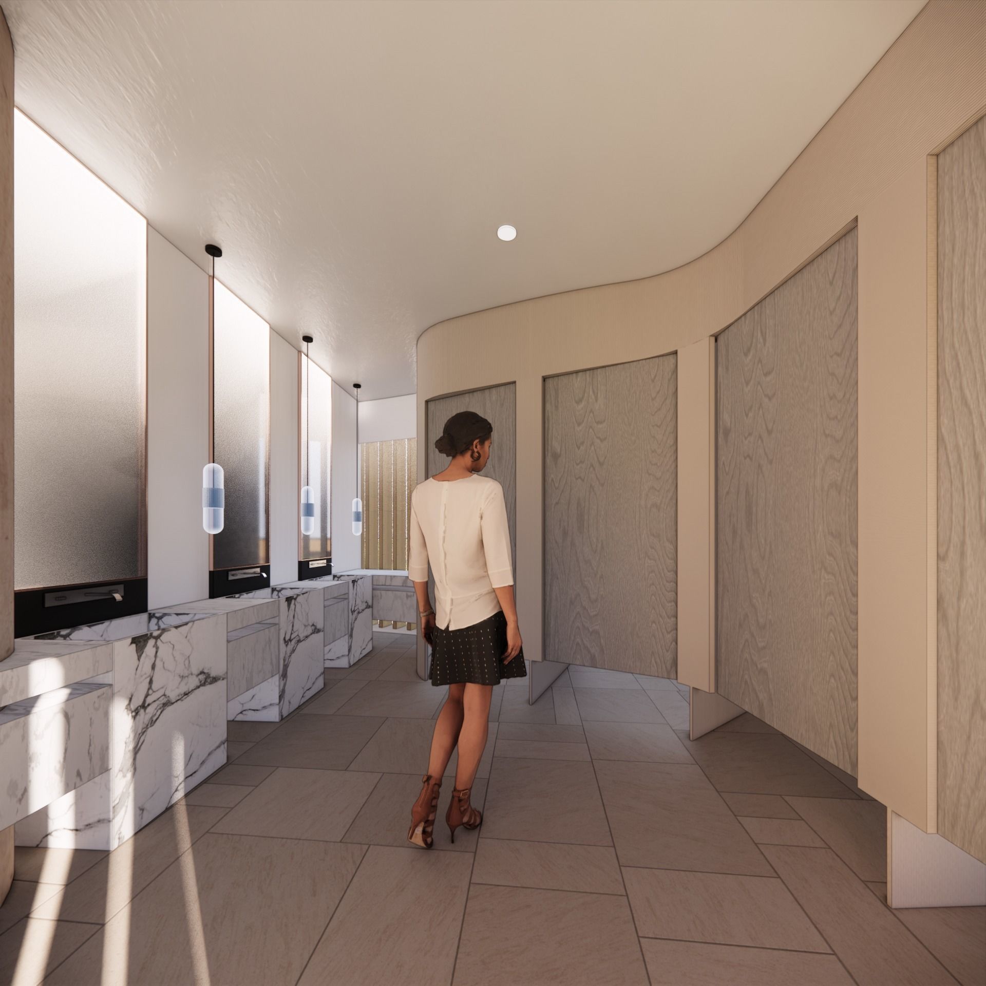 Desert Resort With Full Interior Design and Exterior Garden 3D model ...