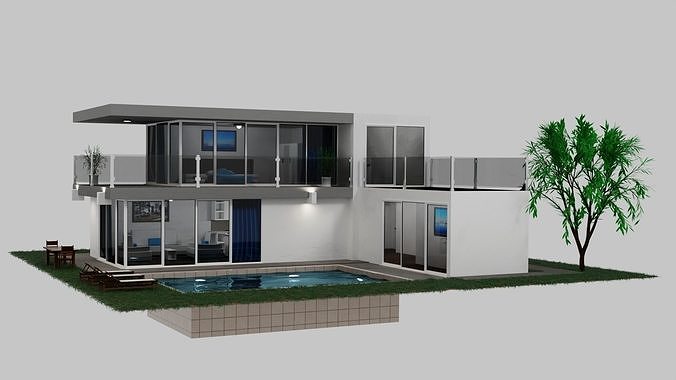 Modern House 3D model | CGTrader