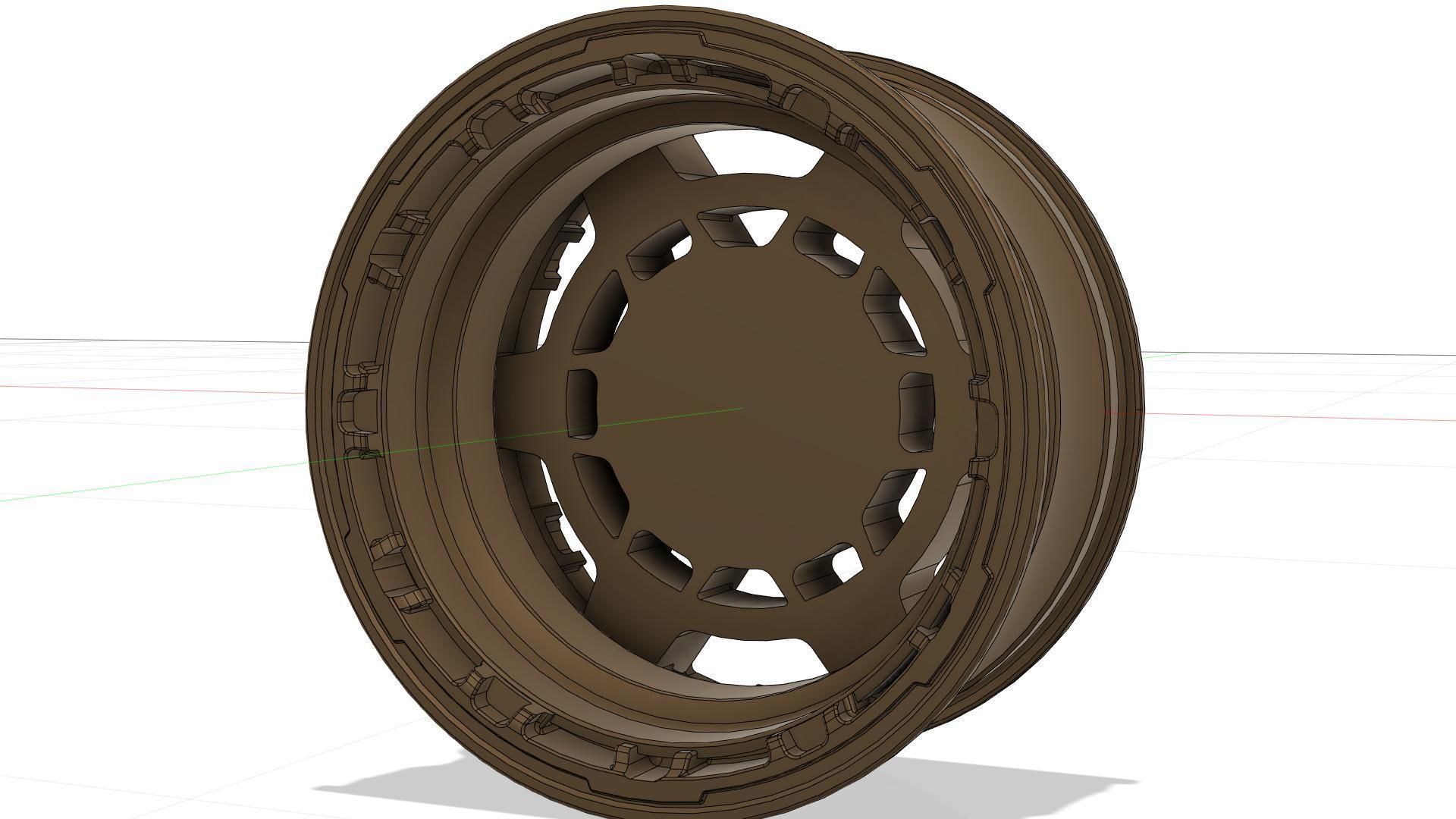 HRE FT1 highpoly rim 3D model | CGTrader
