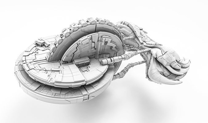 space equipment node 00183 3D model | CGTrader