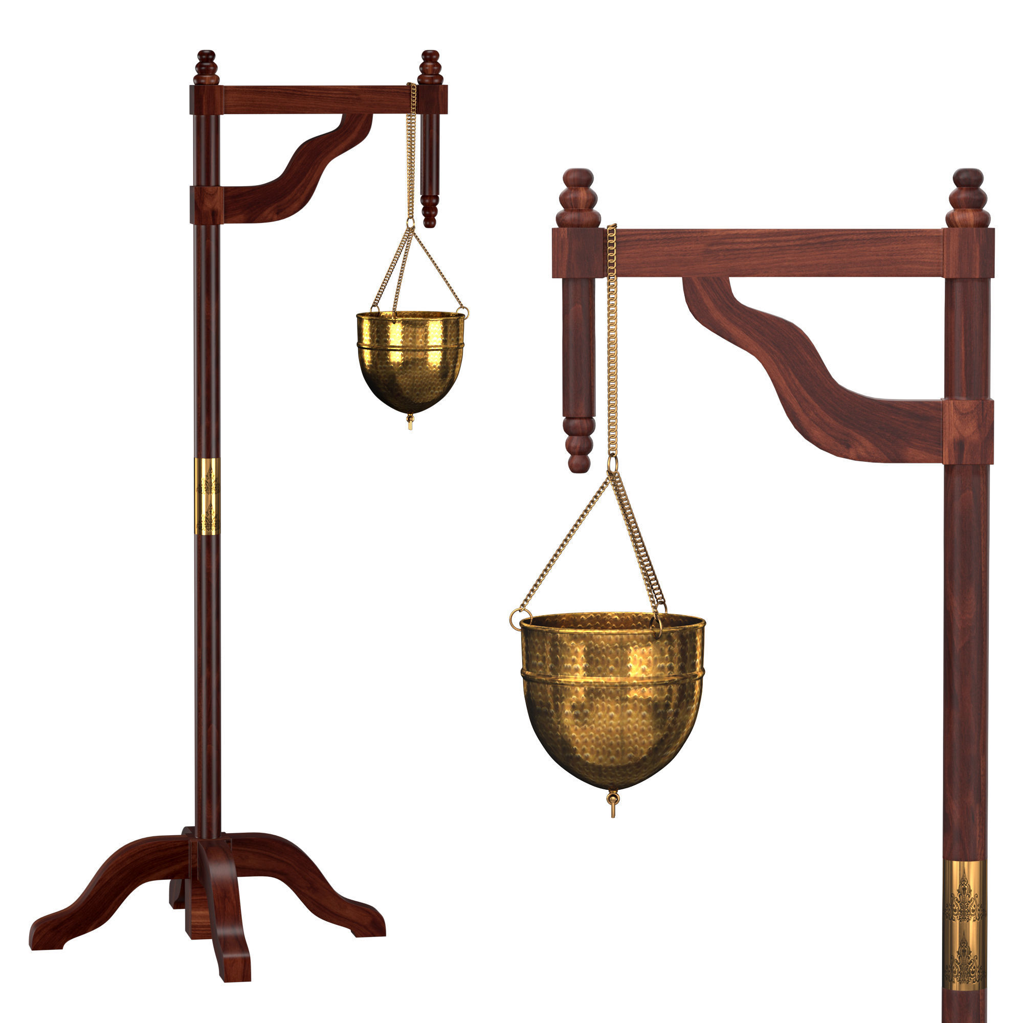 Shirodhara Oil Stand 3D model | CGTrader