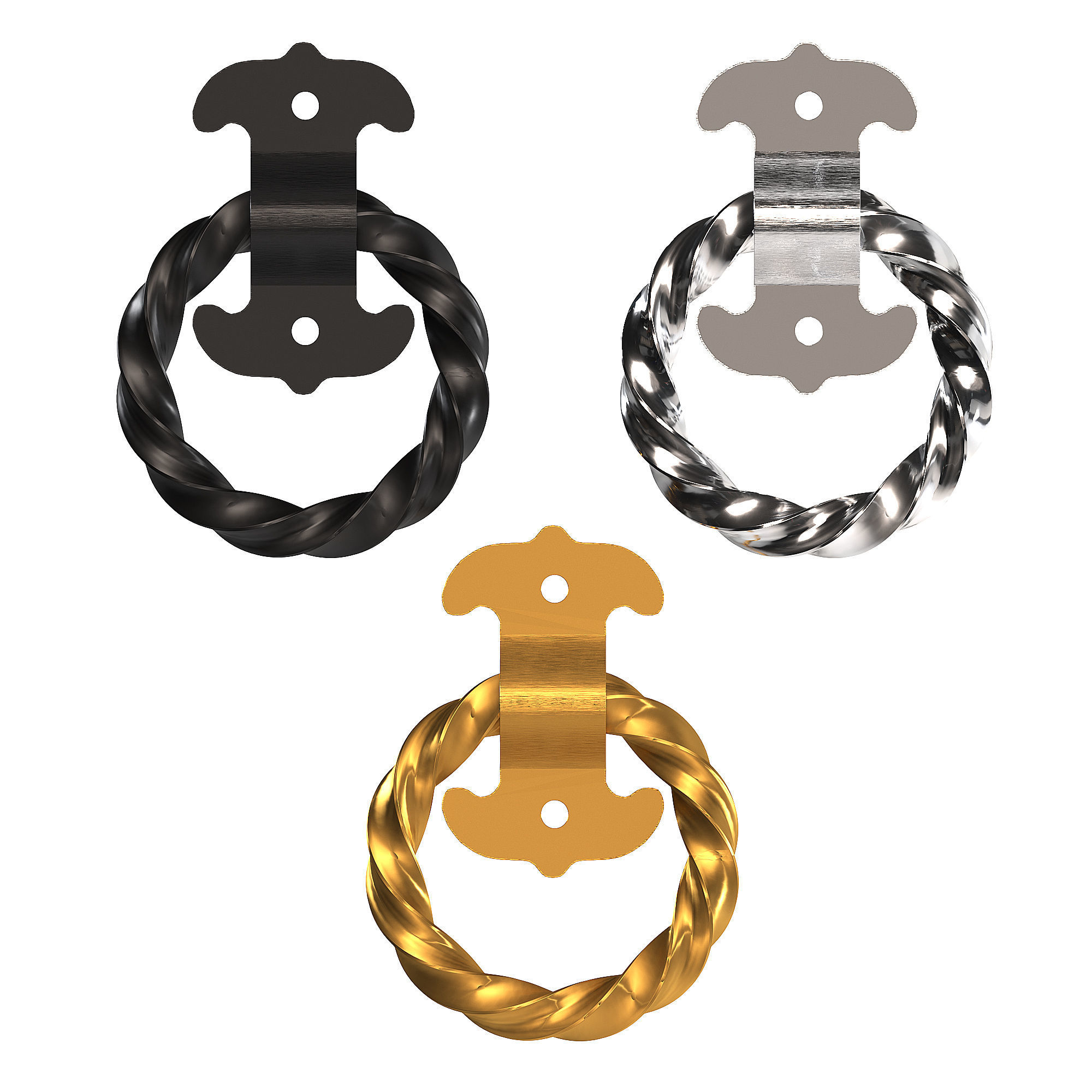 Handle ring 3D model | CGTrader