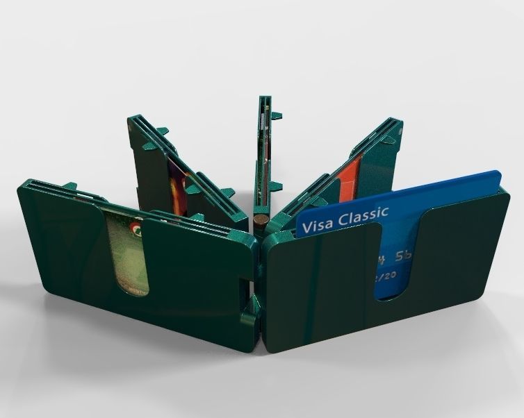 ATM-VISA Card Holder 3D model 3D printable | CGTrader