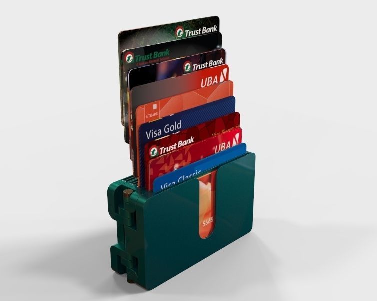 ATM-VISA Card Holder 3D model 3D printable | CGTrader