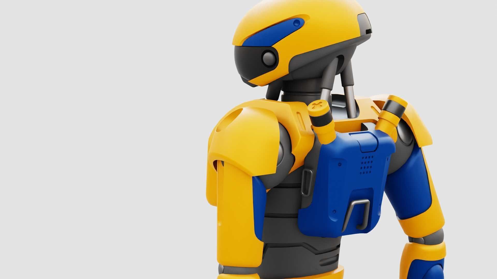 POLICE OFFICER ANDROID RIGGED 3D model rigged | CGTrader